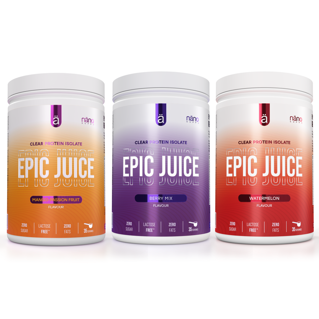 Premium Clear Whey Isolate Protein - Nano Supps Epic Juice | 22g ...